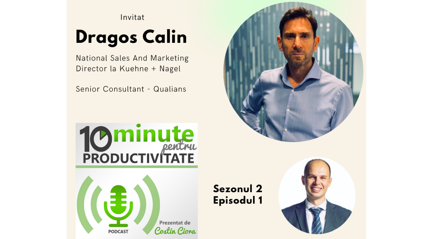 S2E1: Podcast: 10 minute pentru productivitate, invitat Dragos Calin ...